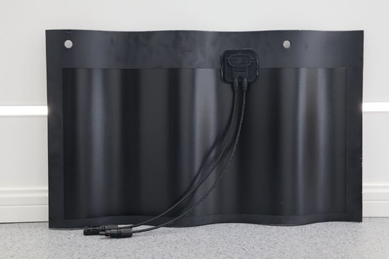 Villa Solar PV Roof Tiles Curved Color Solar Panel Integrated ...