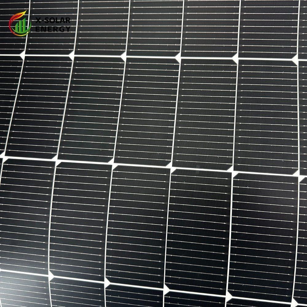 Black Flexible Solar Energy Module Lightweight Photovoltaic BIPV Solar ...
