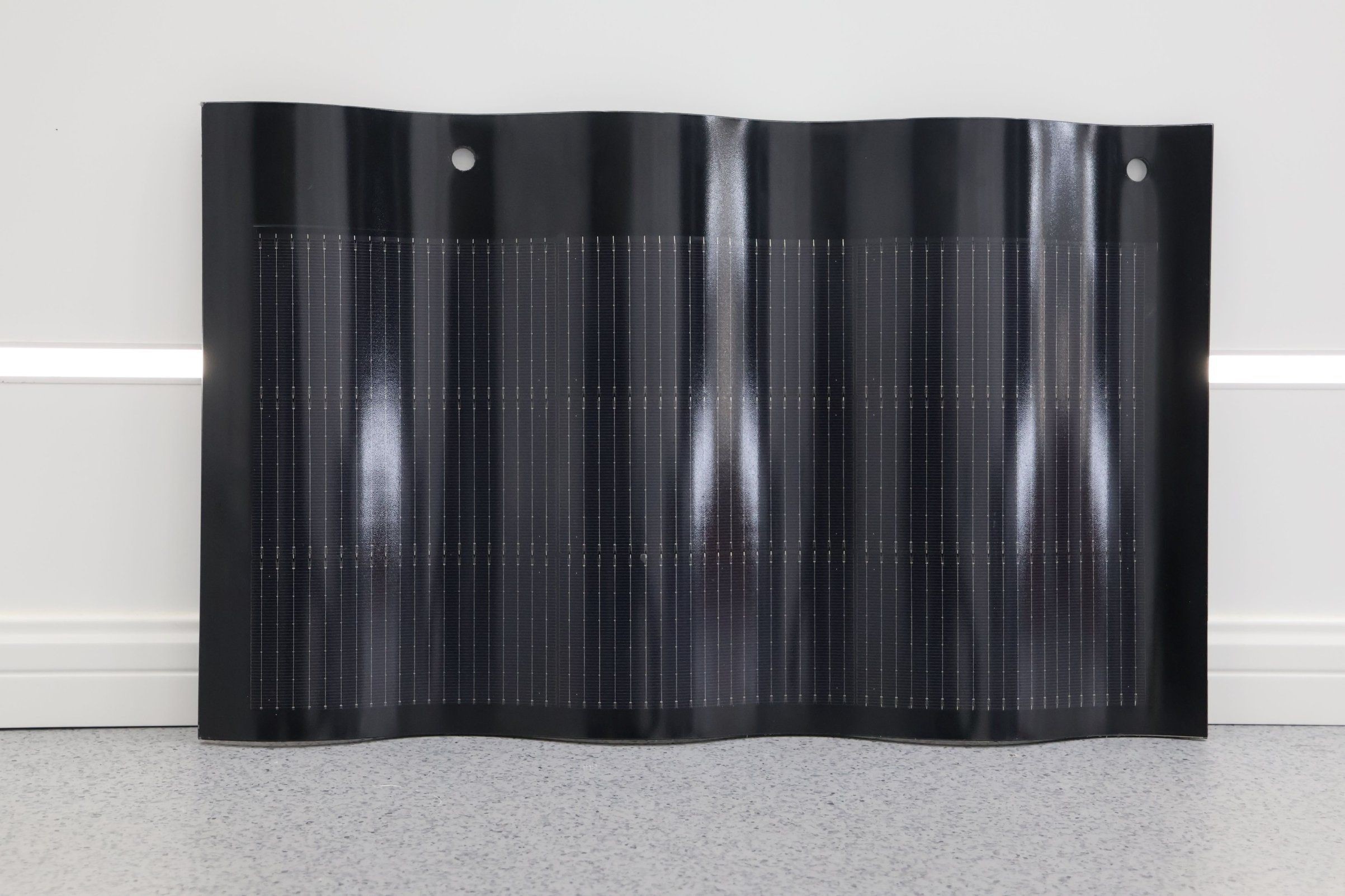 Thin Film Photovoltaic Solar Roof Curve Tile Glass Shingle Panel Solar ...