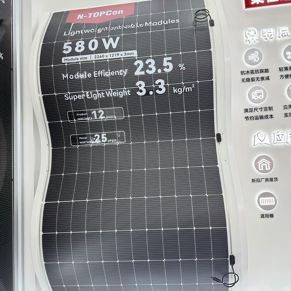 Home Small 580W Flexible Solar Inverter Panel with Optimum Operation ...