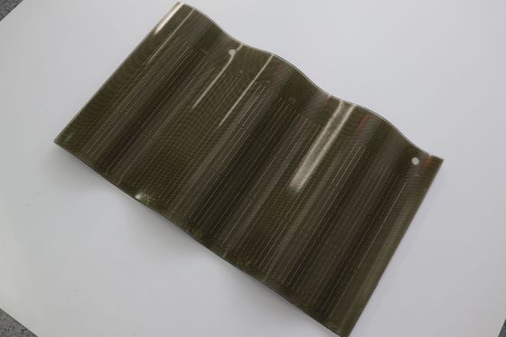 Photovoltaic House Using 50W Curved Surface Solar Panel Roof Tile with ...