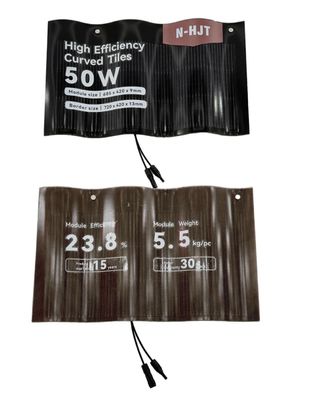 Solar Power System BIPV Hanergy Solar Shingles Hantile Curve Solar Roof ...