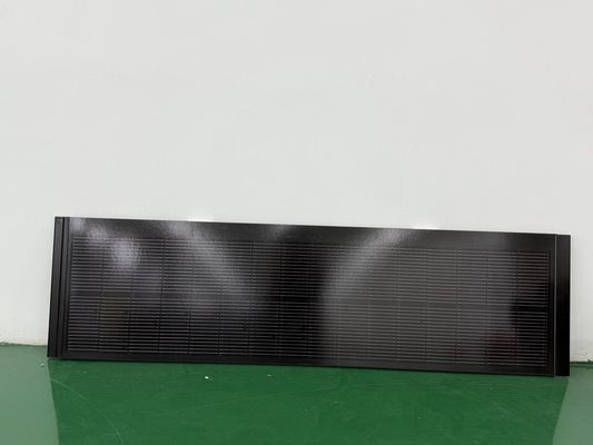 120 Watt Roof Top Solar Panel Frameless Double Glass Crystal Bifacial ...