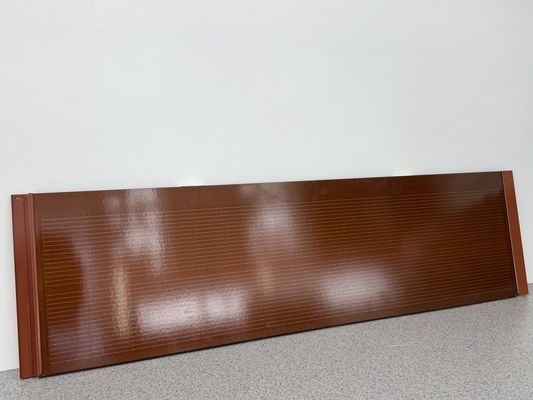 Solar Flat Photovoltaic Roofing Shingles Glass Panel BIPV Integrated ...