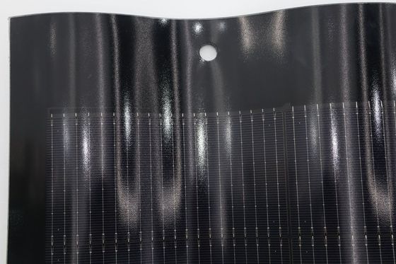 Sunerise Solar Roof Tiles BIPV Waterproof Flat Curved Solar Roof System Arched Tiles 685*420*9mm ...