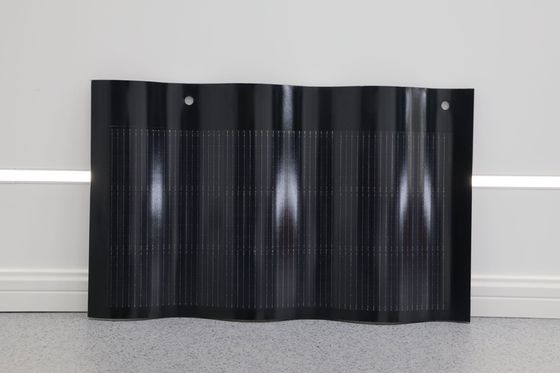 Thin Film Photovoltaic Solar Roof Curve Tile Glass Shingle Panel Solar ...