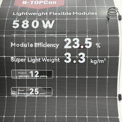 Short-Circuit Voltage 13.86A 520W Soft Solar Roof Tiles Hybrid Inverter ...