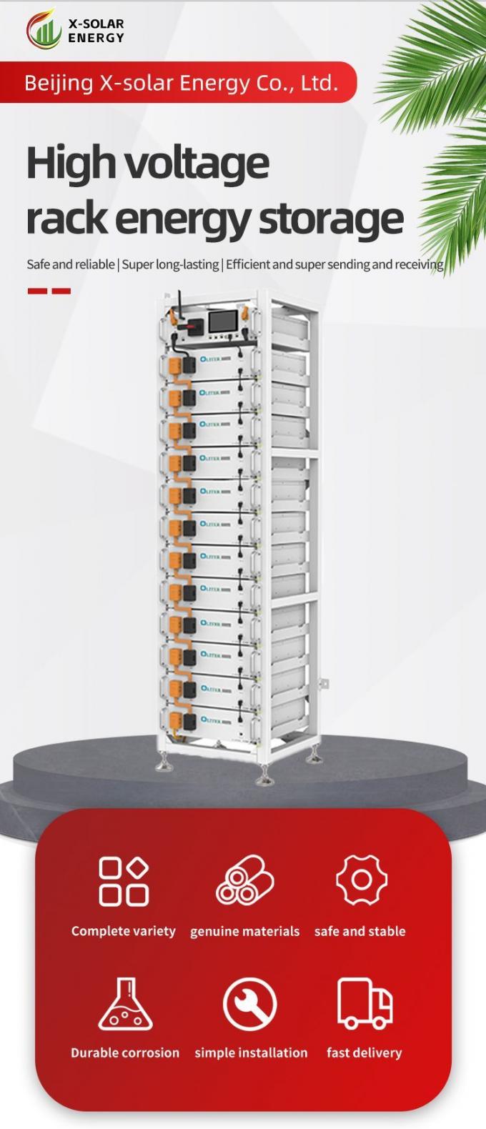 High Pressure Rack Mount Lithium Battery 30kwh / 100kwh AGM Energy ...