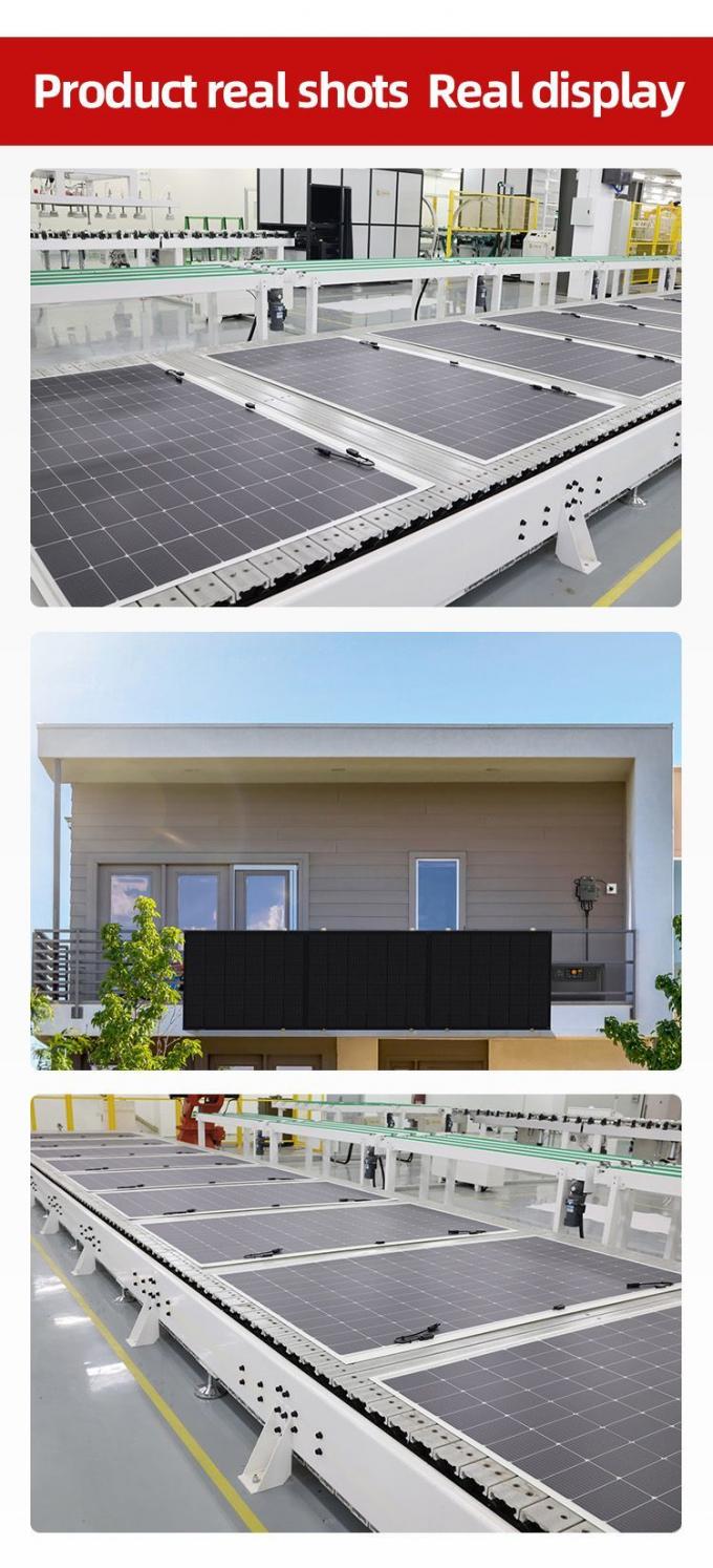 Portable Flexible PV Panels 580W Soft Solar BIPV Module Photovoltaic ...
